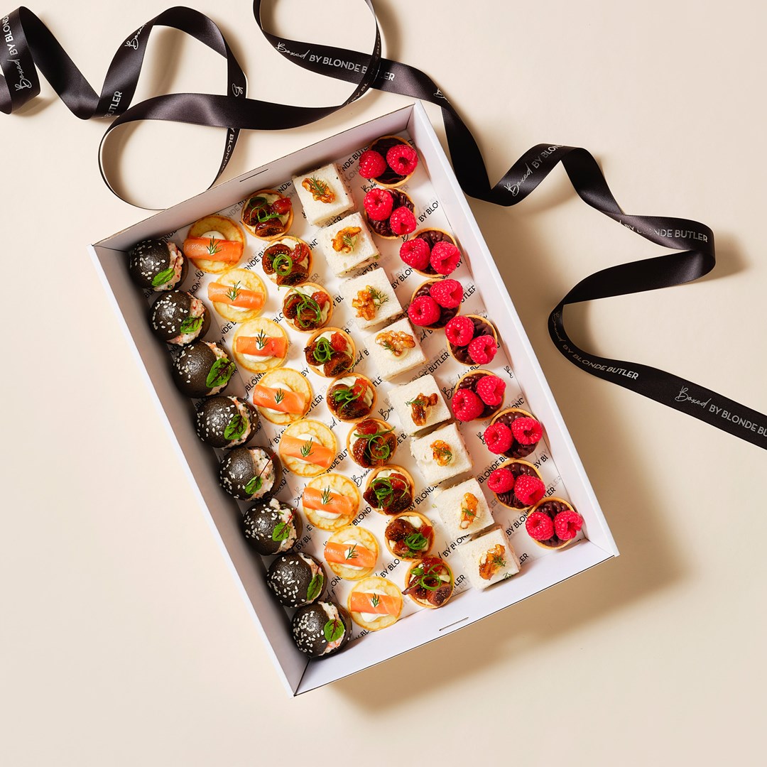 Delivered Cold Canapé Boxes in Sydney - The Blonde Group Pty Ltd
